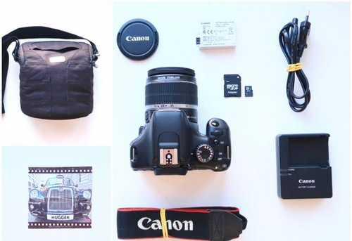 Фотоаппарат Canon 550d + 18-55 (стаб) + сумка/8гб