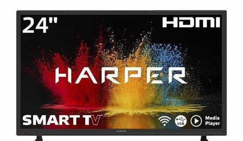 Телевизор 24" harper 24R490TS смарт