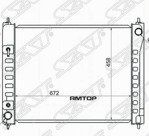 SAT NS00077-08 Радиатор Nissan Murano 07-16