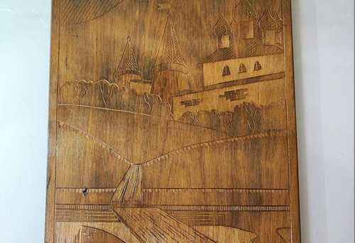 Картина деревянная СССР