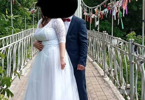 Свадебное платье 50