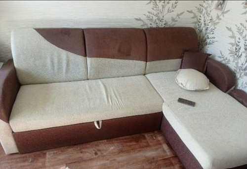 Продам угловой диван бу в хорошем состоянии