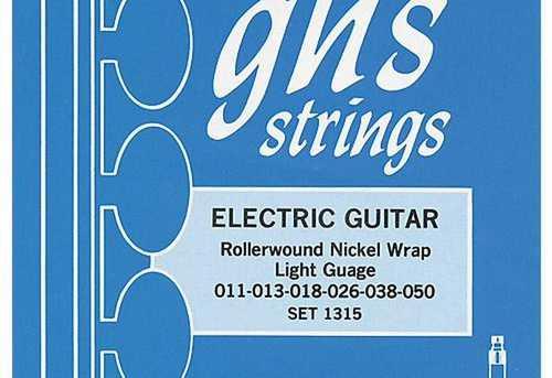 Струны для электрогитары GHS 1315