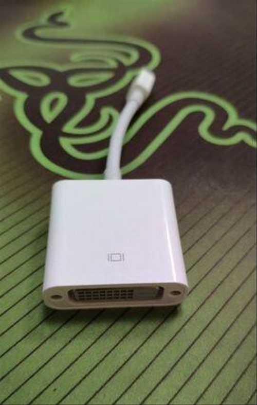 Переходник Apple A1305 (Thunderbolt/miniDP-DVI)