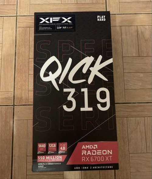 AMD Radeon RX 6700 XT 12GB XFX speedster qick 319