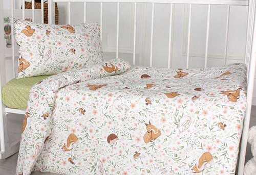 Комплект постельного белья в детскую кроватку