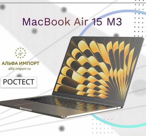 MacBook Air 15 m3 16gb 256gb Midnight