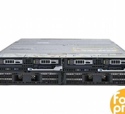 Сервер dell FX2S 2xFC630 4xE5-2699v4 768GB, H730