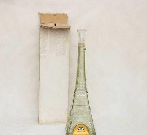 Графин бутыль Бренди Эйфелева башня Париж Франция