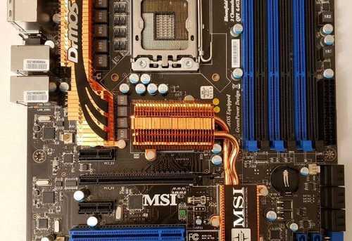 Msi x58 eclipse 1366 на запчасти