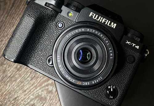 Фотоаппарат Fujifilm xt4 тушка + fujinon 27mm 2.8