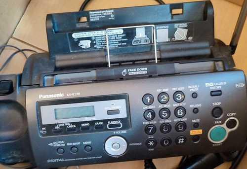 Факс с радиотрубкой Panasonic KX-FC278