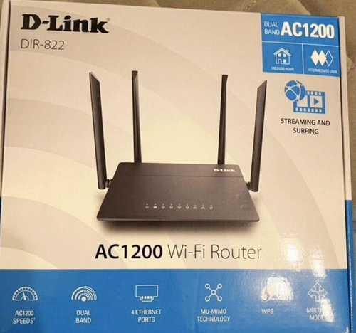 Wifi роутер D Link DIR 822