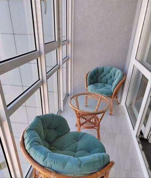 Комплект два кресла и стол на балкон лоджию