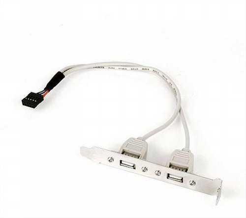 Планка в сист блок на 2 USB2,0, Gembird, ccusbrece