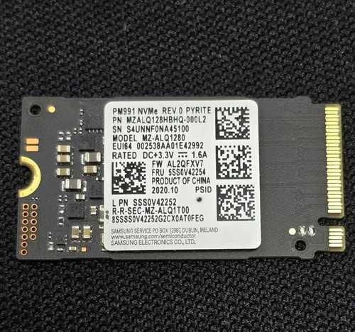 Ssd диск Samsung 128 гб M.2 mzalq128hbhq-000L2