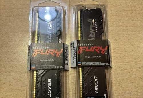 Оперативная память Kingston Fury Beast Black