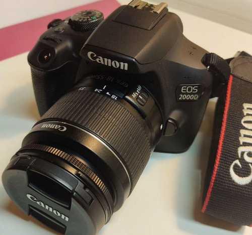 Фотоаппарат canon eos 2000d kit