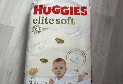 Подгузники huggies elite soft 3