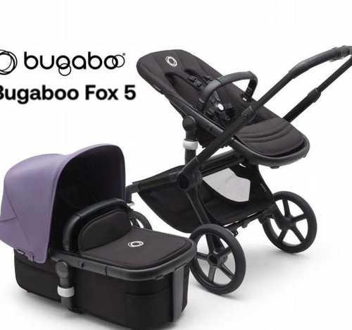 Bugaboo Fox 5 2в1/Astro purple/MidnightBlack/Black