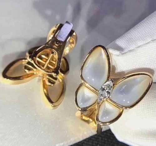 Серьги Van Cleef Two Butterfly