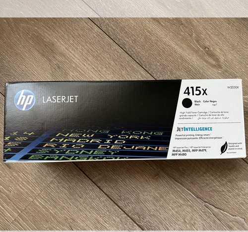 Картридж HP 415x black / черный W2030X