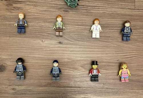 Lego minifigures jurassic world/simpsons/разные
