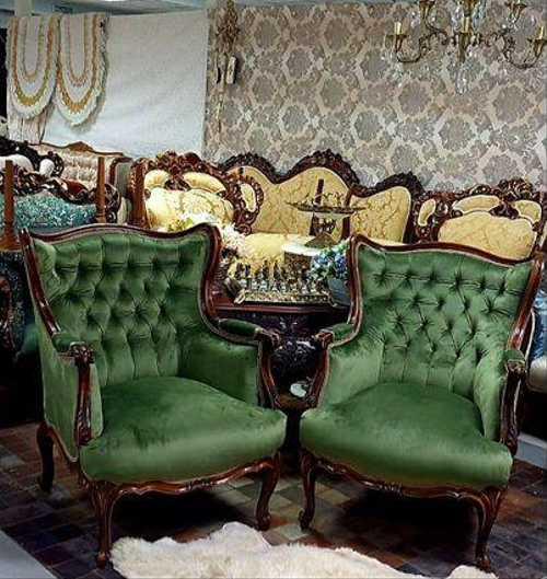 Диван и 2 кресла.италия.барокко