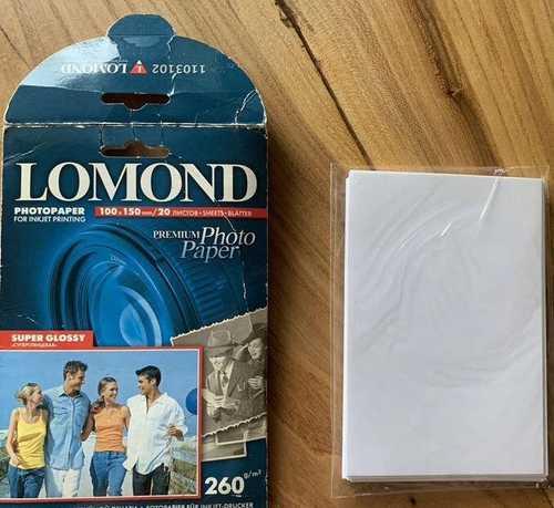 Фотобумага Lomond для струйной печати А6 (100x150)