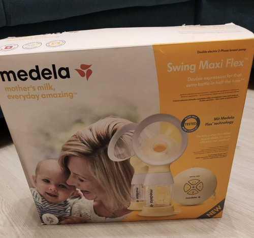 Молокоотсос medela swing maxi flex