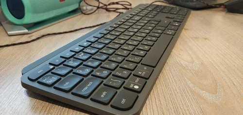 Клавиатура Logitech MX keys, USB, black,новая