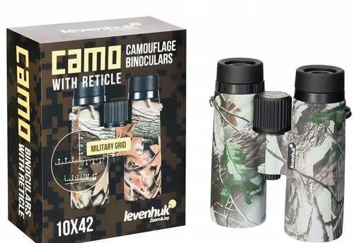 Бинокль Levenhuk Camo Moss 10x42 с сеткой