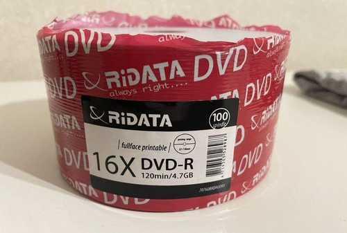 Диски DVD-R (около 50 штук) printable 4.7 GB