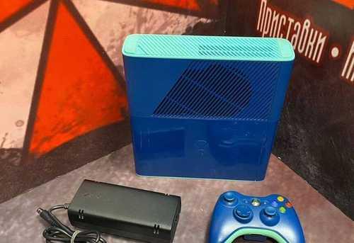 Xbox 360 Е (blue) + 45 игр freeboot