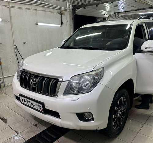 Капот Toyota land cruiser prado 150 (2009) белый