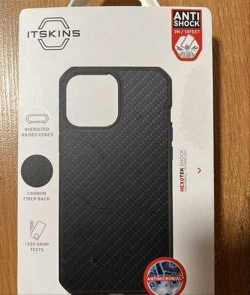Чехол-накладка itskins hybrid carbon iPhone 13 Pro