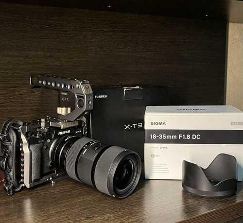 Fujifilm Xt3 + объектив + переходник