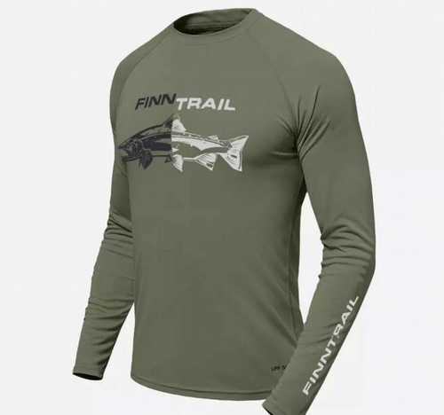 Лонгслив Finntrail Wave Fish 6611 Khaki L