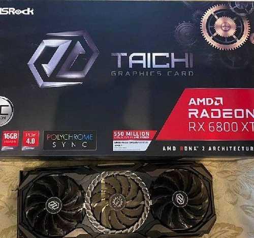 Видеокарта Asrock Taichi rx 6800 xt