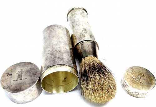 Антикварный серебряный набор для макияжа