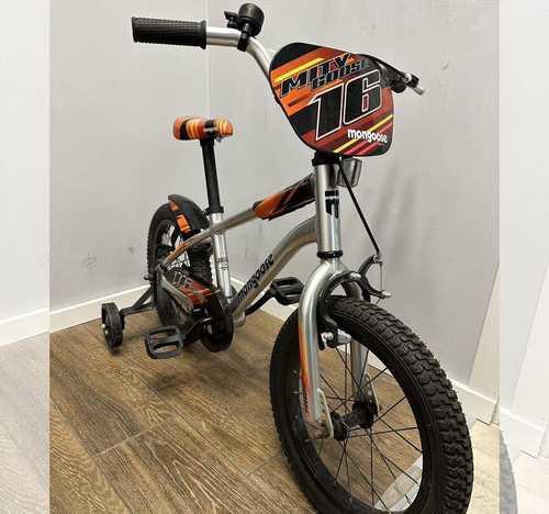 Детский велосипед mongoose mity 16