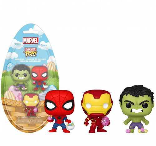 Набор подарочный Funko Pocket POP Easter Marvel 3