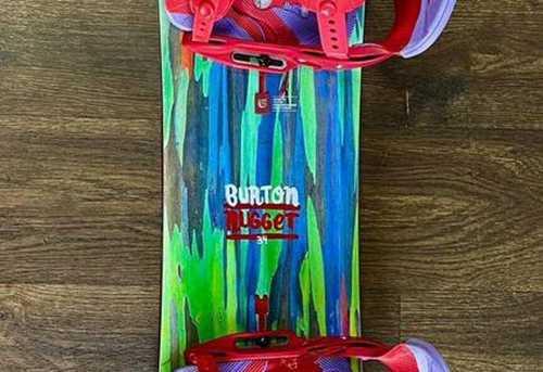 Сноуборд Burton Nugget 134 (144) + крепы Burton M