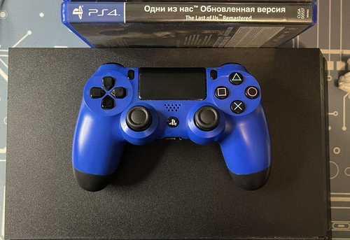 PS4 500gb + геймпад + 5 игр