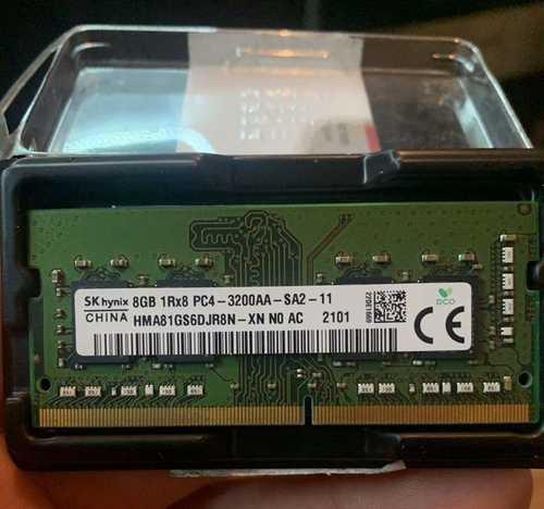 Оперативная память для ноутбука ddr4 8gb 3200