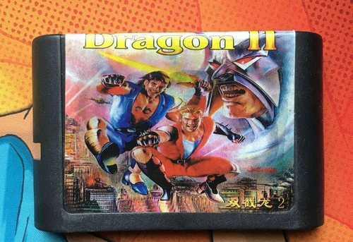 Double Dragon II Sega Mega Drive Картридж Пиратка