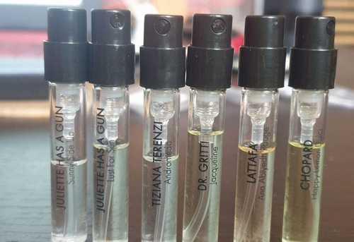 Пробники нишевой парфюмерии