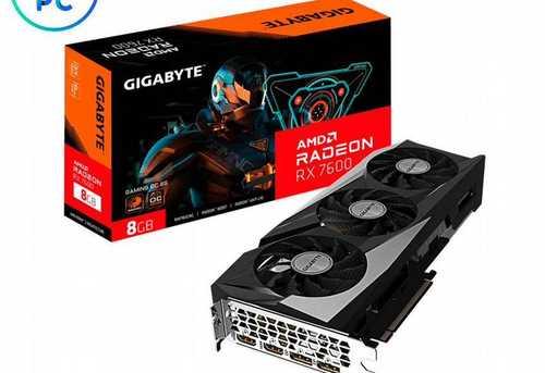 Видеокарта RX7600 8Gb Gigabyte GV-R76gaming OC-8GD