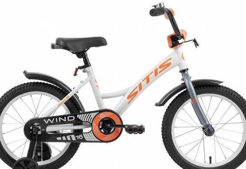 Велосипед sitis wind 16 (2023) White-Orange Vol240