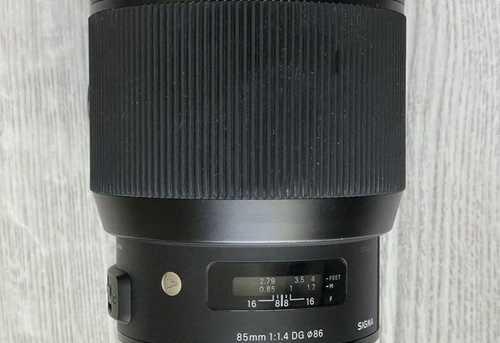 Sigma 85 1.4 Art для Nikon